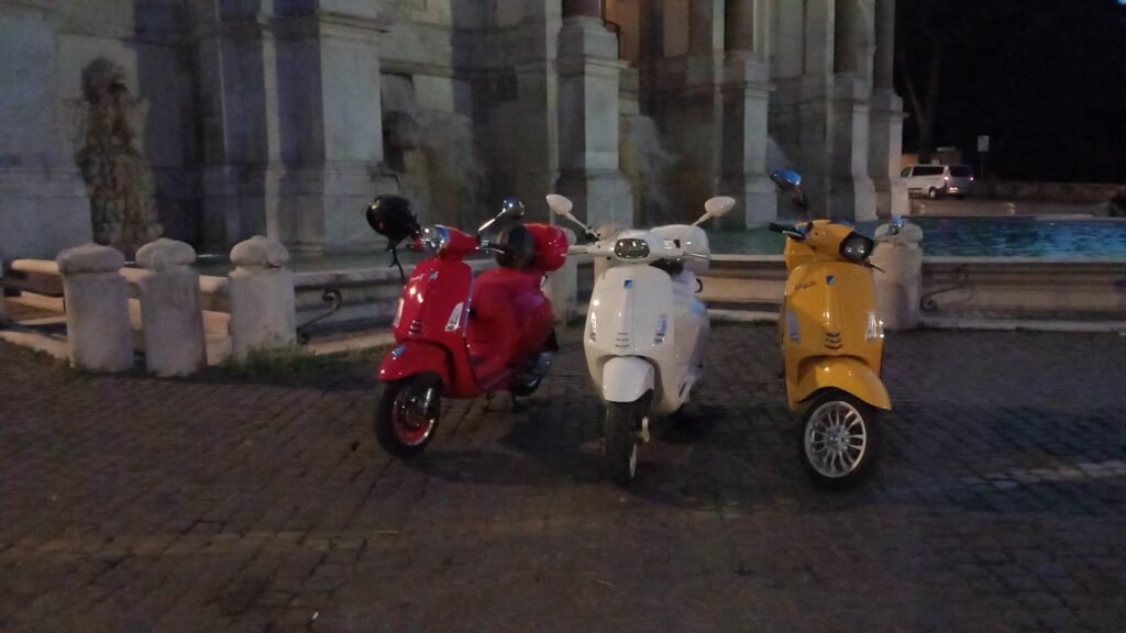 Night Lights Vespa Tour with Driver - Rome in a day Tours